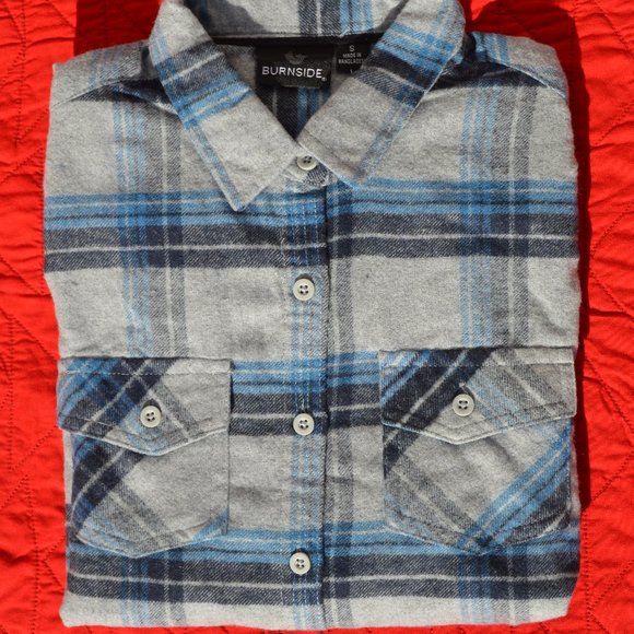 burnside | Shirts | Brunside Mens Plaid Flannel Shirt New | Poshmark